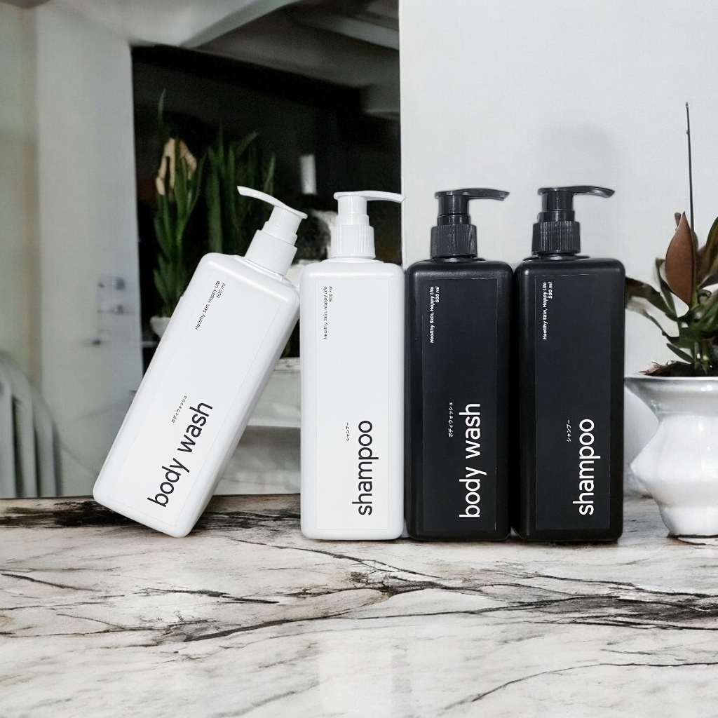 Jual Botol Sabun 500ml Pump Refill aesthetic minimalis Bottle Refill ...