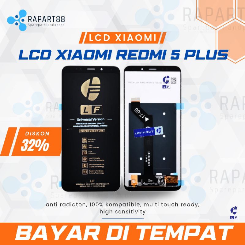 Jual LCD Xiaomi Redmi 5 Plus Original Fullset Touchscreen Life Future ...