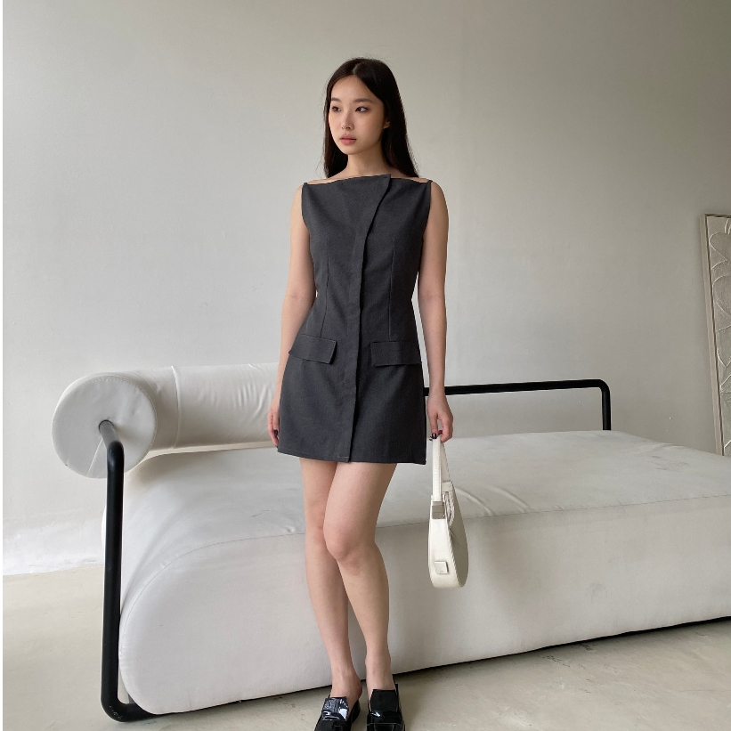 Jual Cardiff Mini Dress | Nyre The Label | Gaun Wanita Fit Casual ...