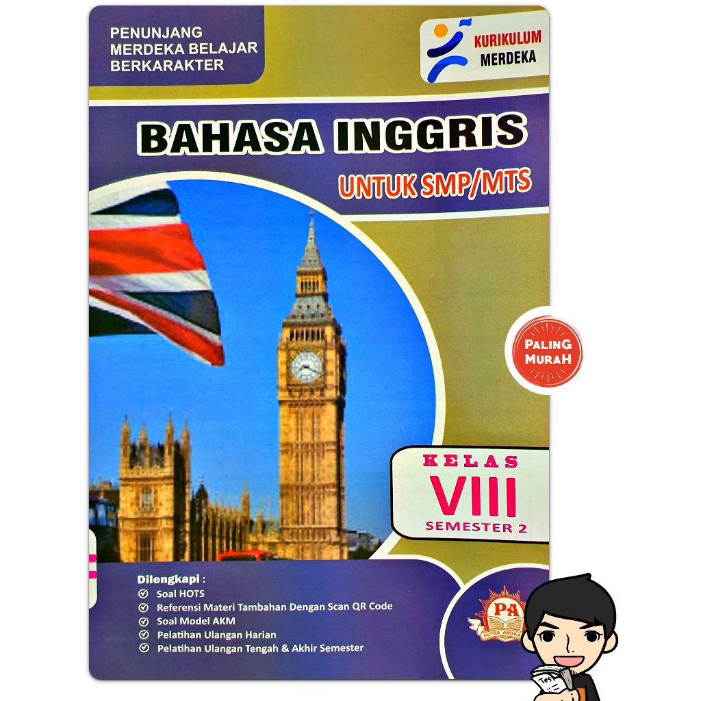 Jual LKS BAHASA INGGRIS SMP KELAS 8 SEMESTER 2 2024-2025 KURIKULUM MERDEKA KURMER | PUTRA ...