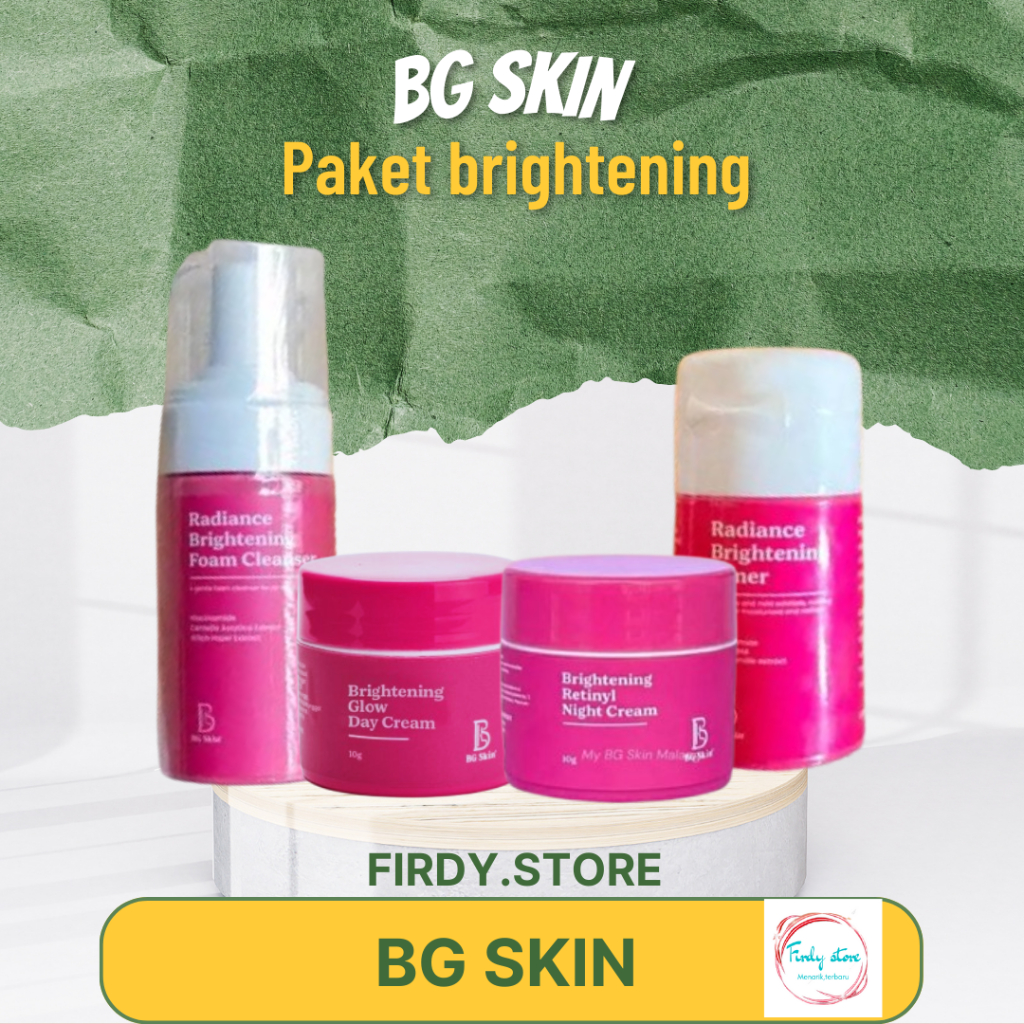 Jual Bg Skin Beauty Glow Skincare Paket Whitening Acne Platinum Basic ...