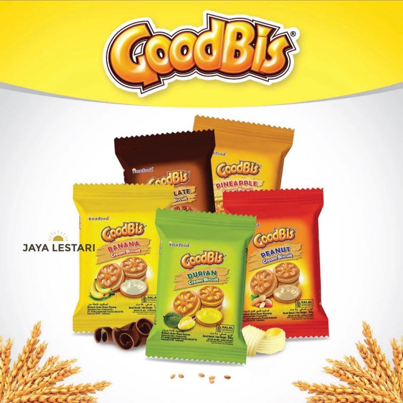 Jual Inafood Goodbis Cream Biscuit (5 Varian Rasa) (94g) | Shopee Indonesia