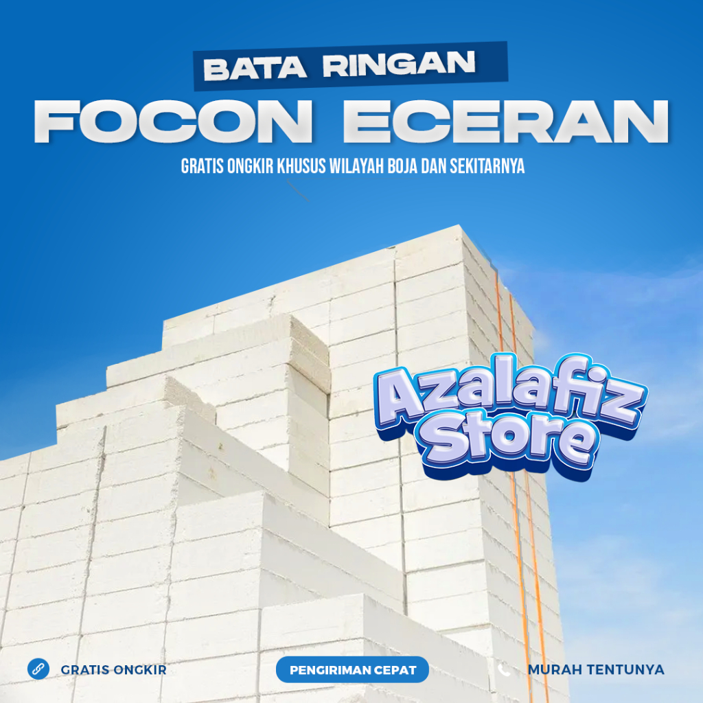 Jual Bata Ringan Focon A1 Khusus Boja dan Sekitarnya | Shopee Indonesia