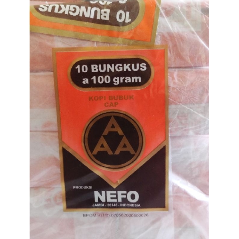 Jual paket kopi bubuk AAA jambi 100 gram 1 pack | Shopee Indonesia