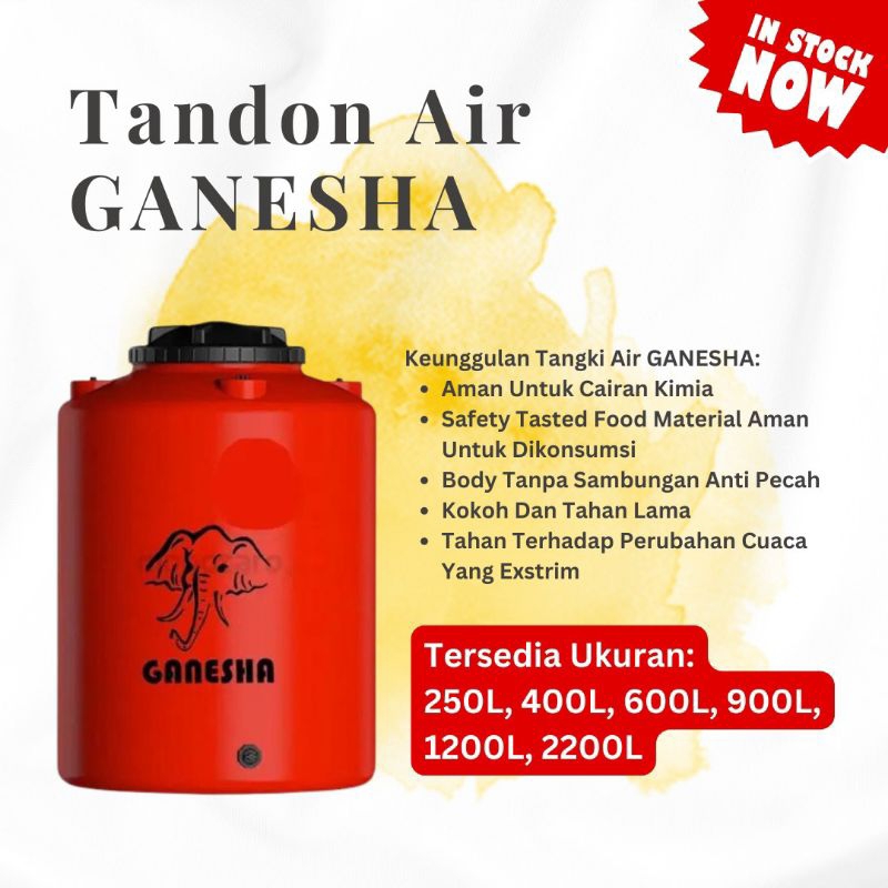 Jual TANDON GANESHA 250-2200 LITER | Shopee Indonesia