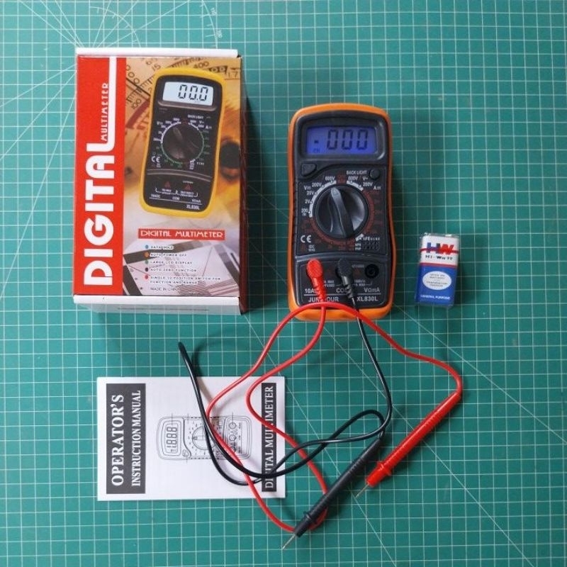 Jual MULTIMETER AVO METER MULTITESTER DIGITAL MURAH BERKUALITAS XL830 ...