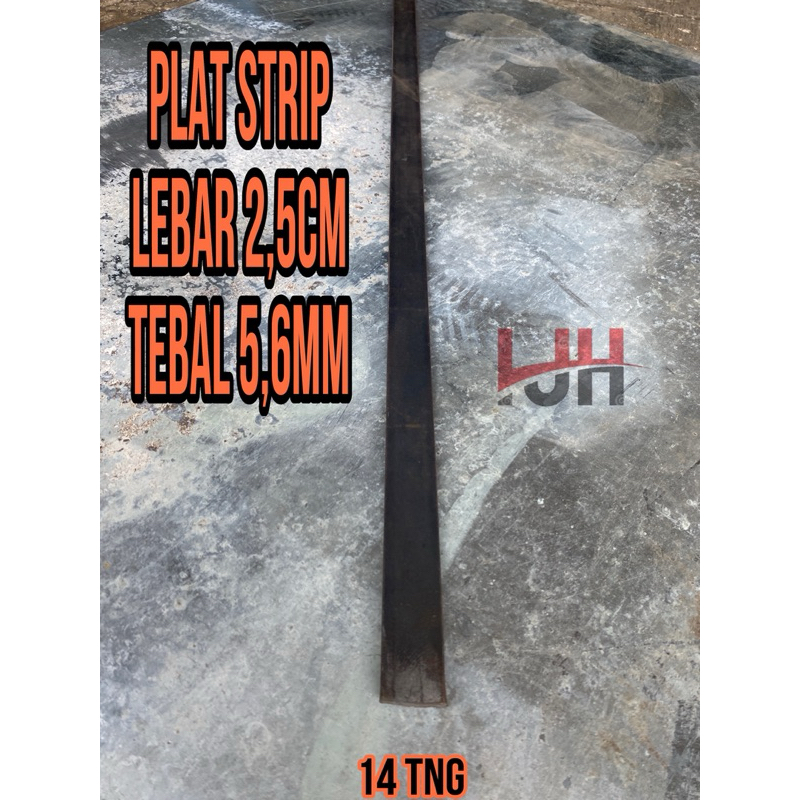 Jual Besi plat strip lebar 2,5cm tebal 5,6mm potongan costum . 14TNG ...