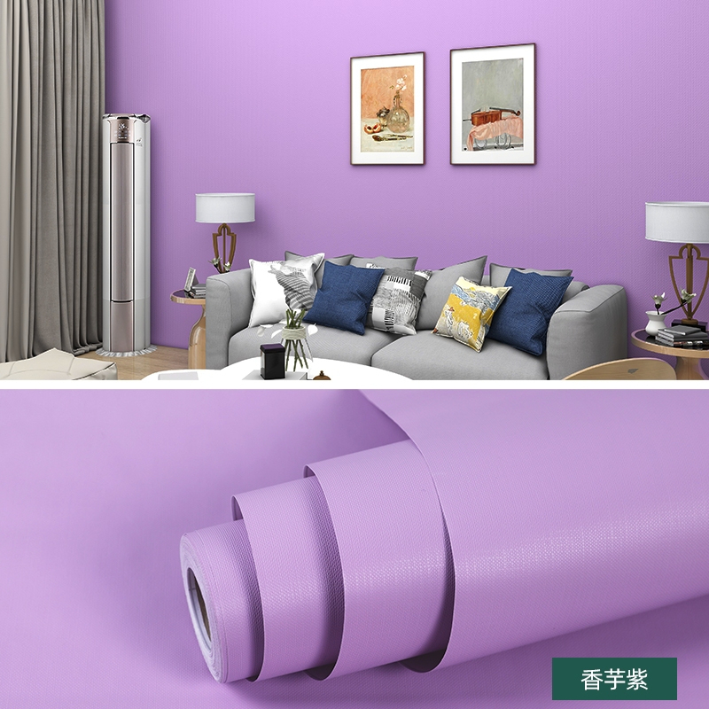 Jual Wallpaper Sticker Dinding Polos Ungu Purple Ukuran 8 s/d 9 Meter x ...