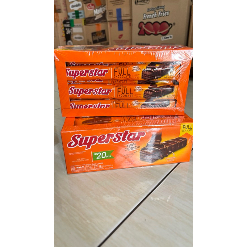 Jual Wafer Superstar 1 box isi 20 pcs | Shopee Indonesia