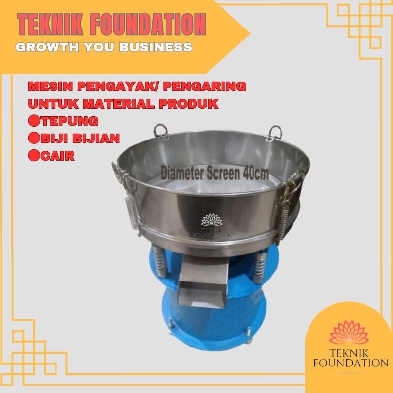 Jual Vibro Separator Electric HL-841V Mesin Ayak Powder, Tepung & Bubuk ...