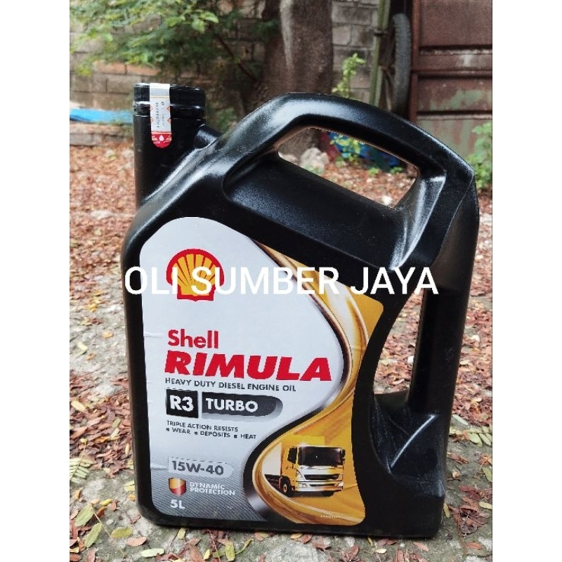 Jual Oli Mesin Shell Rimula R3 Turbo 15W 40 untuk Mesin Diesel | Shopee ...