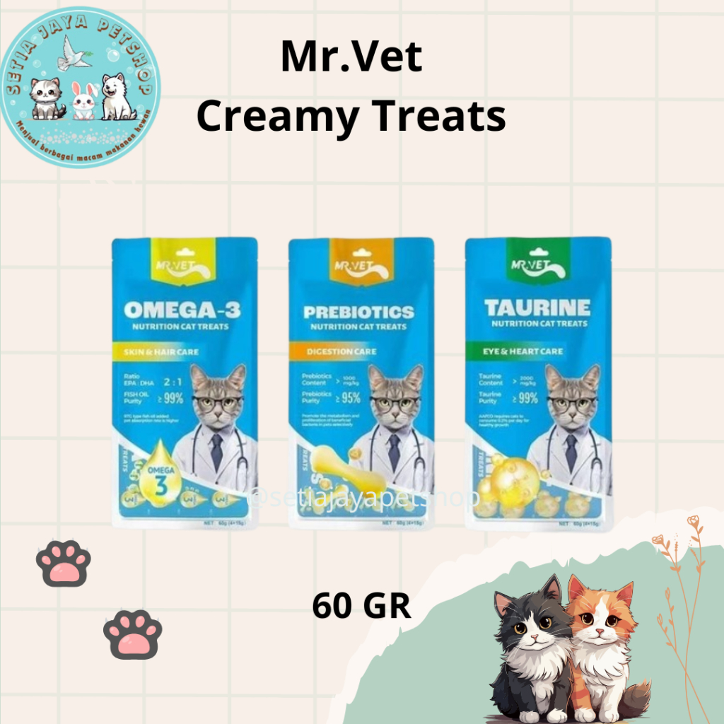 Jual Mr.Vet Creamy Treats (4x15gr) | Shopee Indonesia