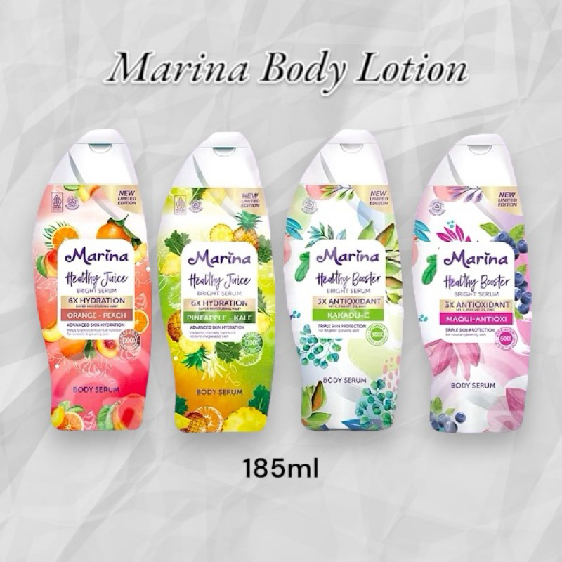 Jual Marina Healthy Booster bright Serum/ handbody lotion marina ...