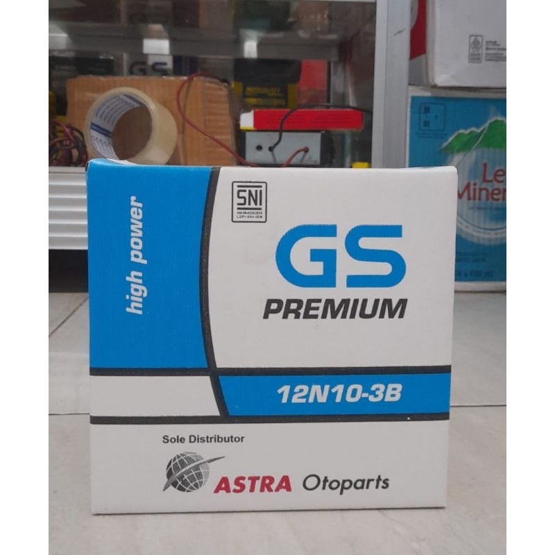 Jual (GRATIS ONGKIR & GROSIR) AKI GS ASTRA 12N10-3B 10 AMPERE MOTOR ...