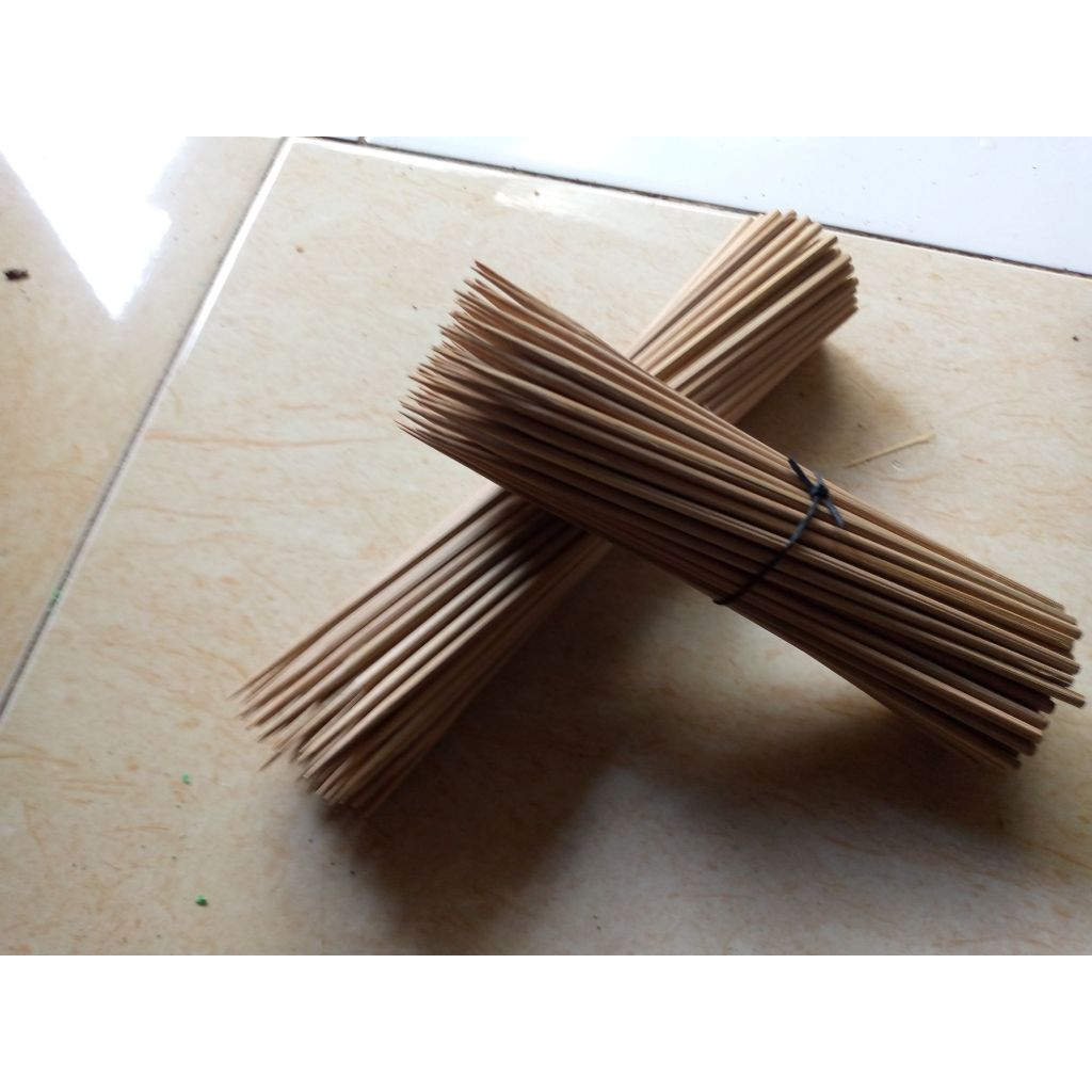 Jual bambu panjang bulat diameter 10 mili panjang 45 cm | Shopee Indonesia