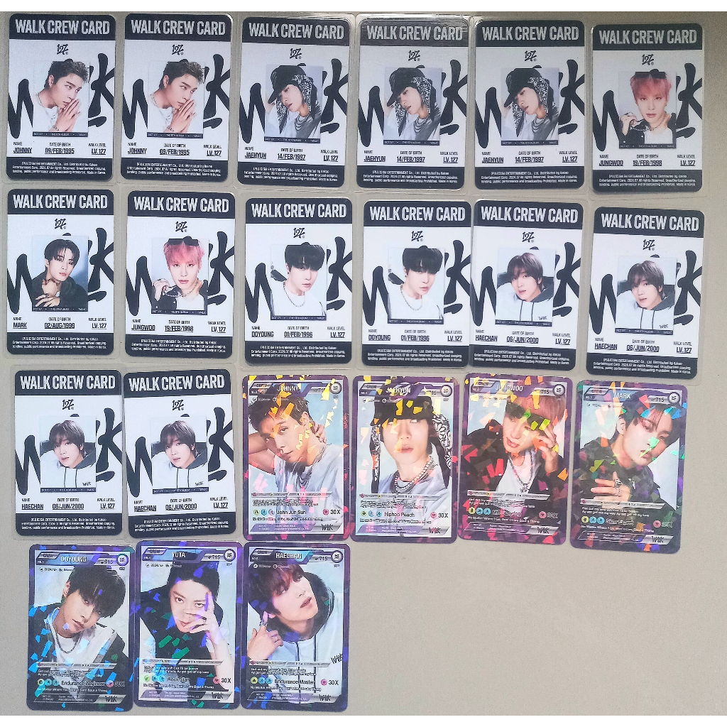 Jual (Ready Stock) Photocard Official NCT 127 Walk Poster Character ...