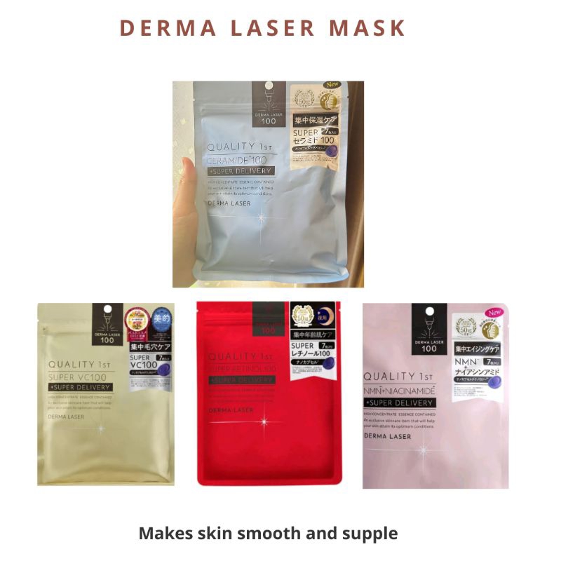 Jual Derma Laser Face Mask Jepang Masker Wajah Original | Shopee Indonesia
