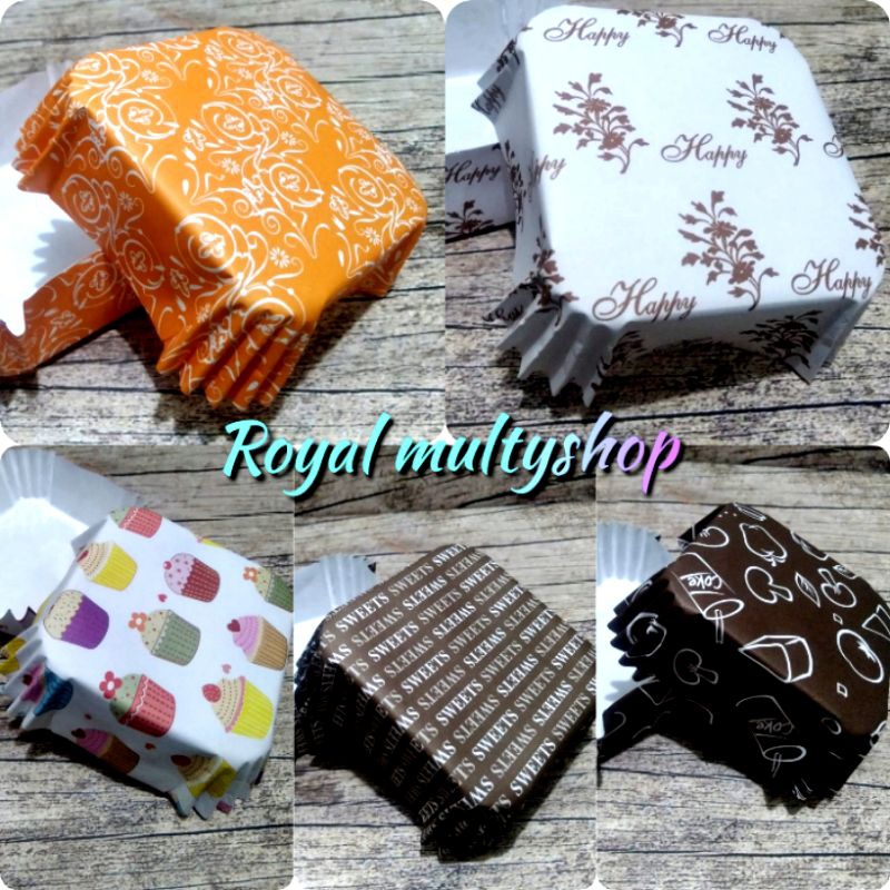 Jual Cup roti laminasi square Persegi 8x8x3 200pcs ( VARIAN ) | Shopee ...