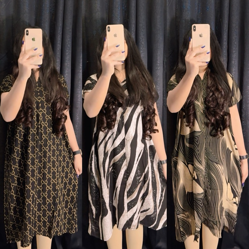 Jual DASTER MOTIF/ DASTER RAYON VISCOSE PREMIUM /DRESS MINI/ BUSUI ...