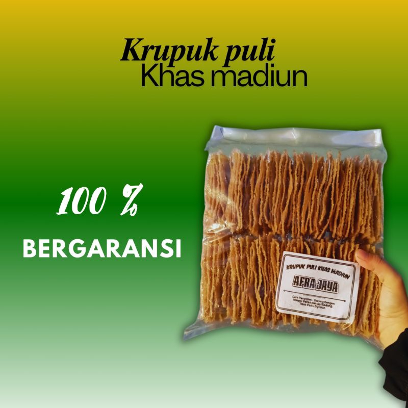 Jual Afra jaya 1 kg Kerupuk Gendar Mentah Asli Puli Lempeng Karak Nasi ...