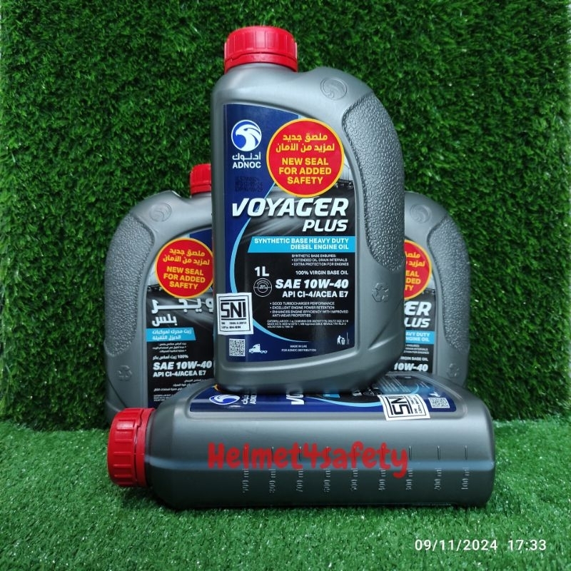 Jual Adnoc Voyager Plus 10W-40 API CI-4/ACEA E7 Original NEW SEAL ...