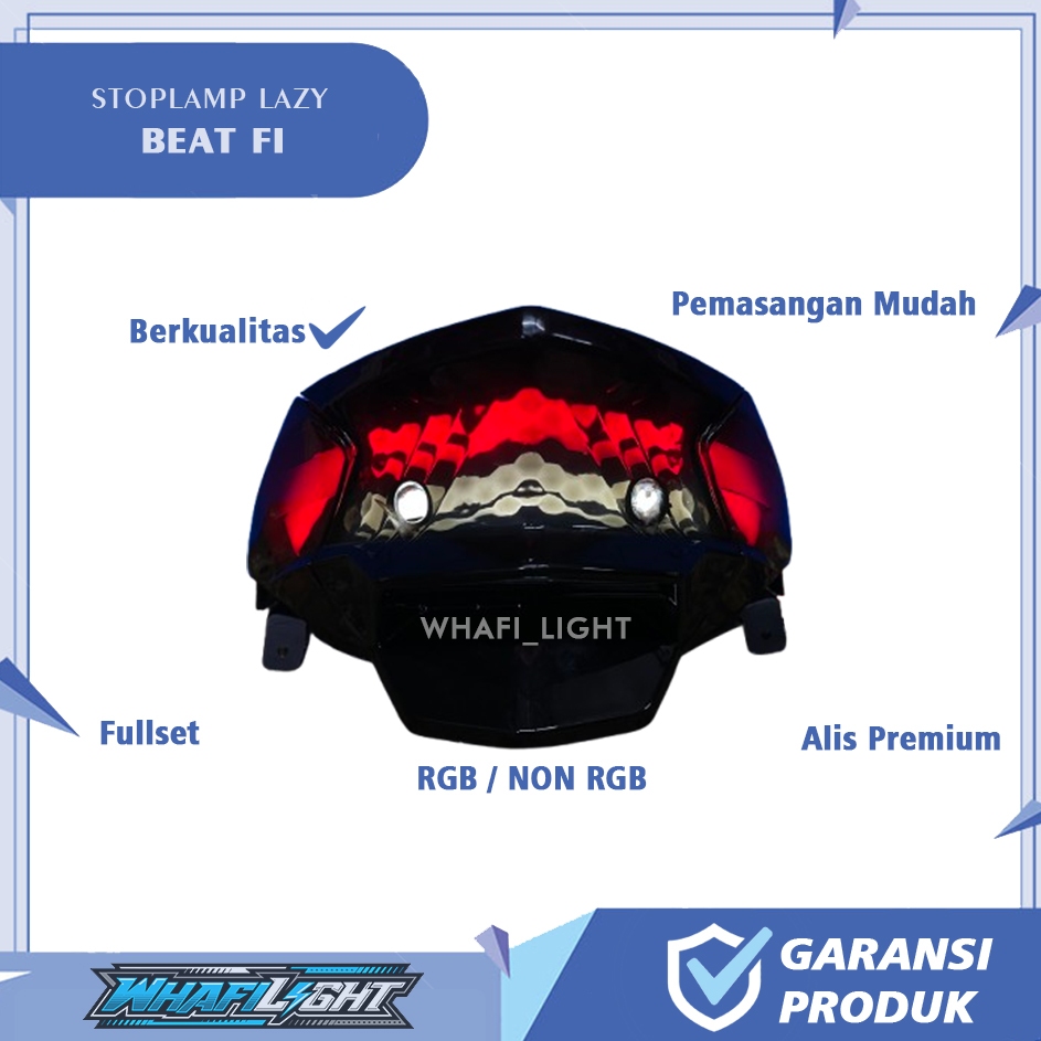 Jual Paket Lengkap Stoplamp Lazy Beat FI (RGB / NON RGB) - PNP | Shopee ...