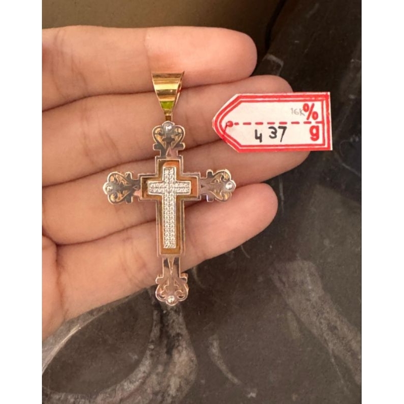 Jual Liontin emas 70 salib mahkota | Shopee Indonesia