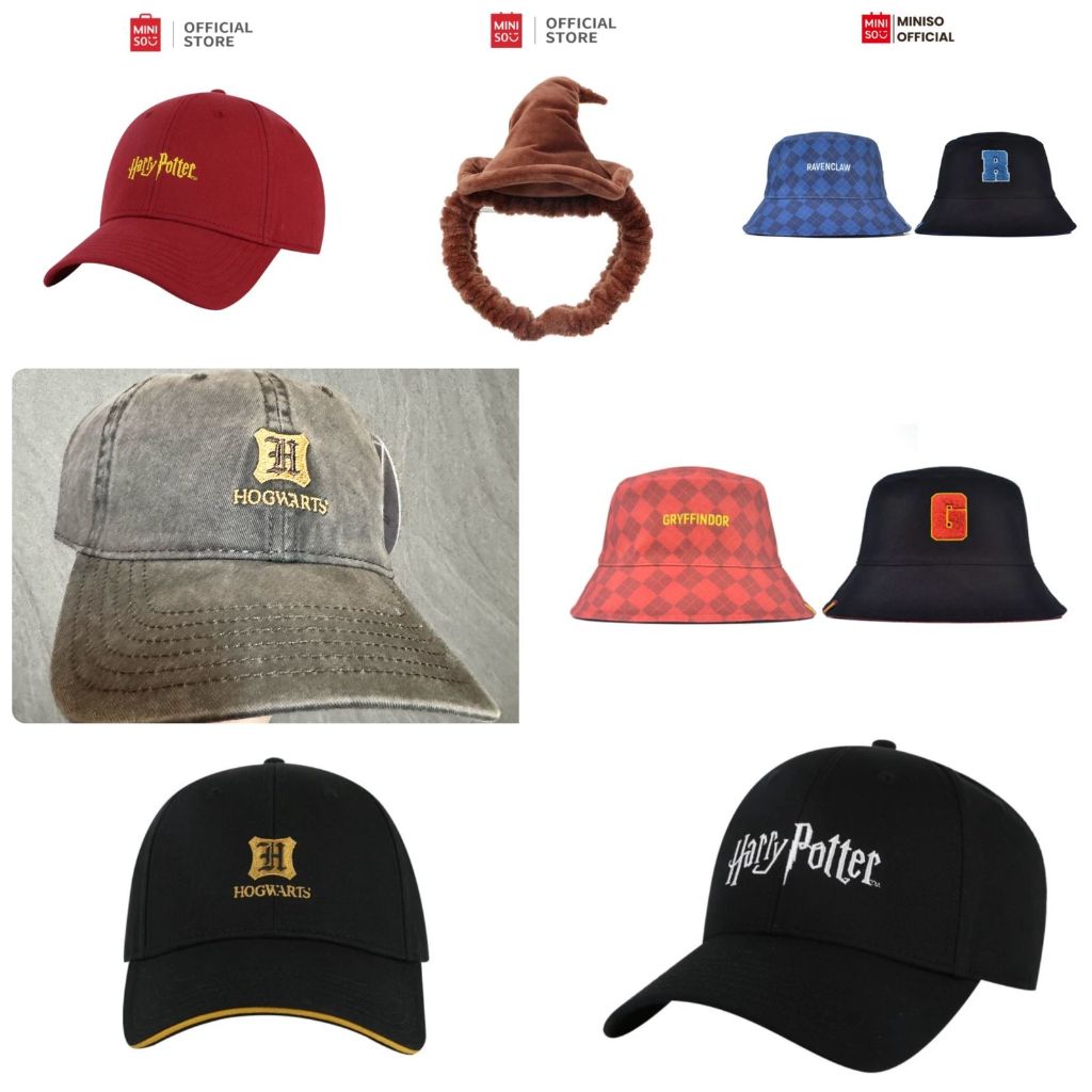 Jual MINISO X HARRY POTTER TOPI BANDANA BUCKET CAP READY STOCK ORIGINAL ...