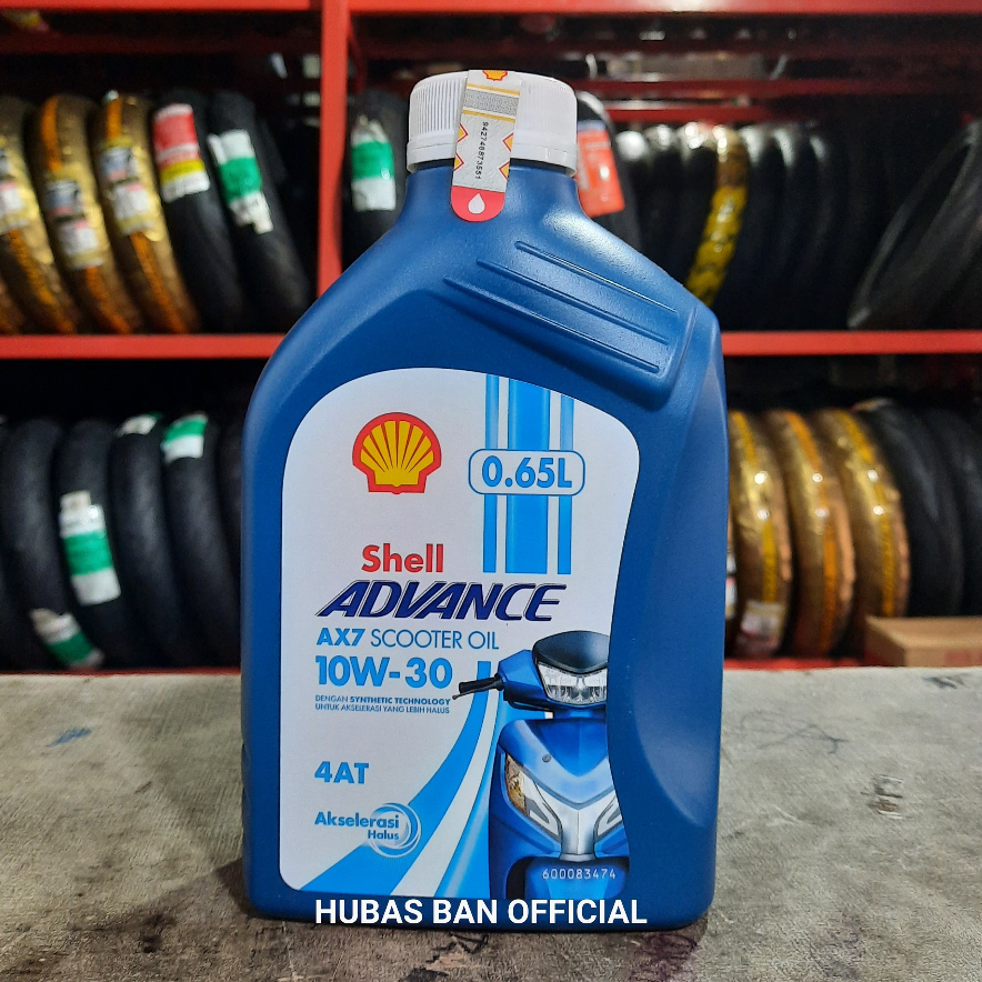 Jual oli Shell AX7 matic 10W-30 0.65 L untuk New beat genio scoopy ...