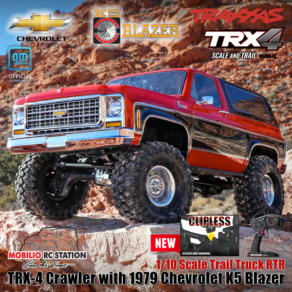 Jual Traxxas TRX-4 1979 Chevrolet K5 Blazer 4X4 1/10 Scale Trail Truck ...