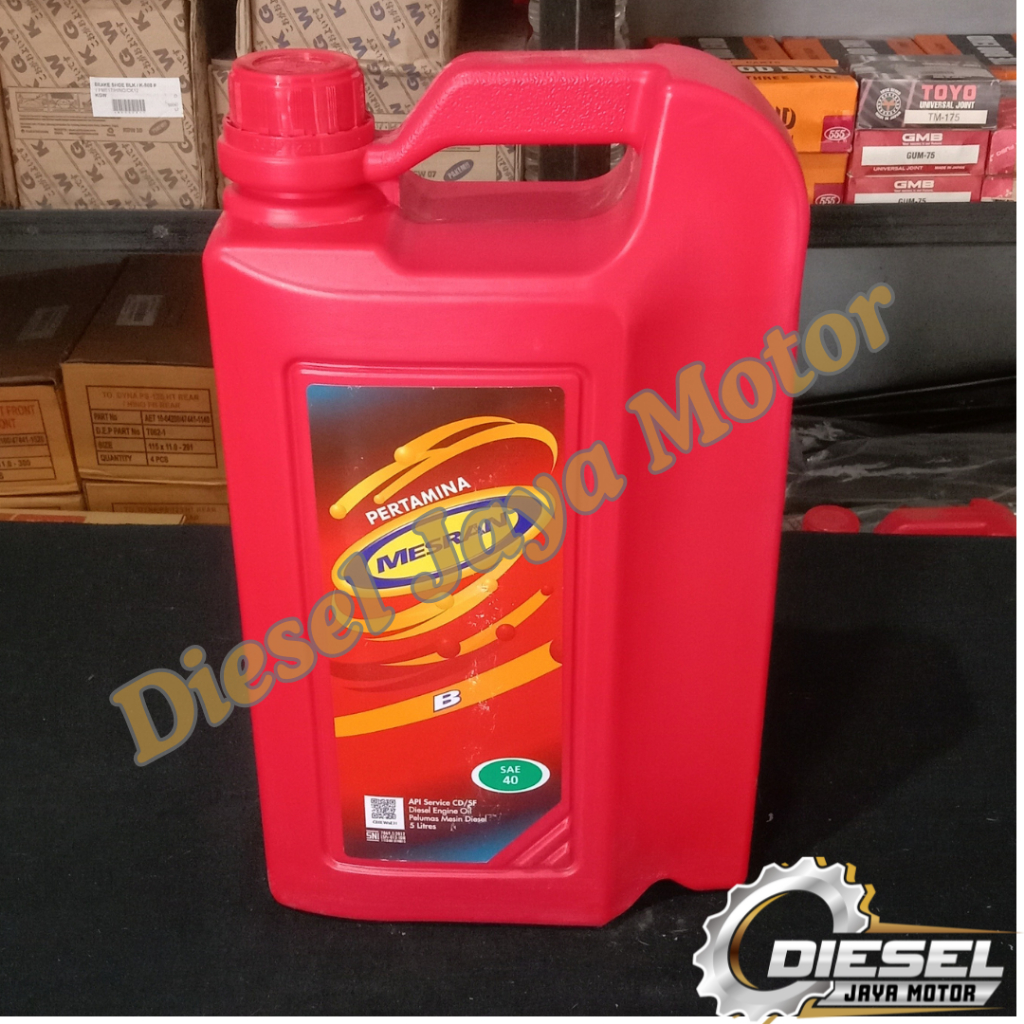 Jual SAE40 Oli Mesin MESRAN B 5L (PERTAMINA) | Shopee Indonesia