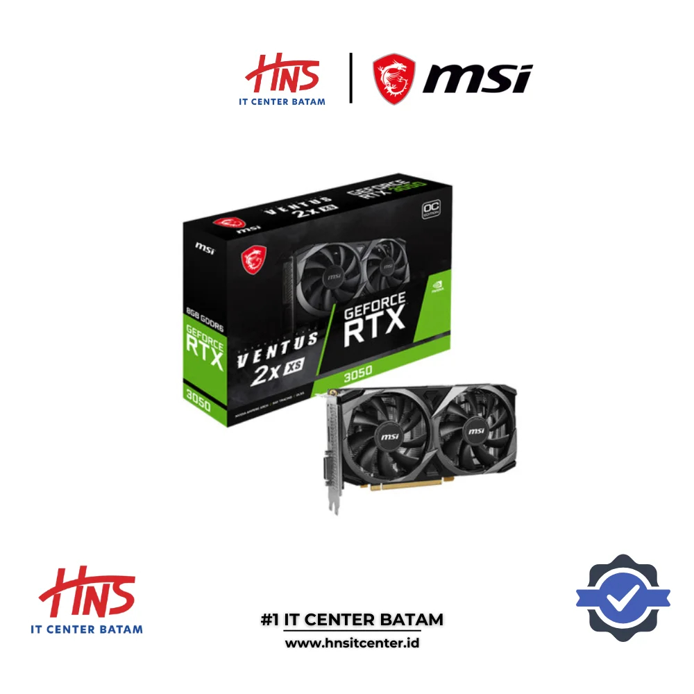 Jual MSI VGA CARD RTX 3050 VENTUS 2X XS 8GB GDDR6 OC-BLACK | Shopee ...