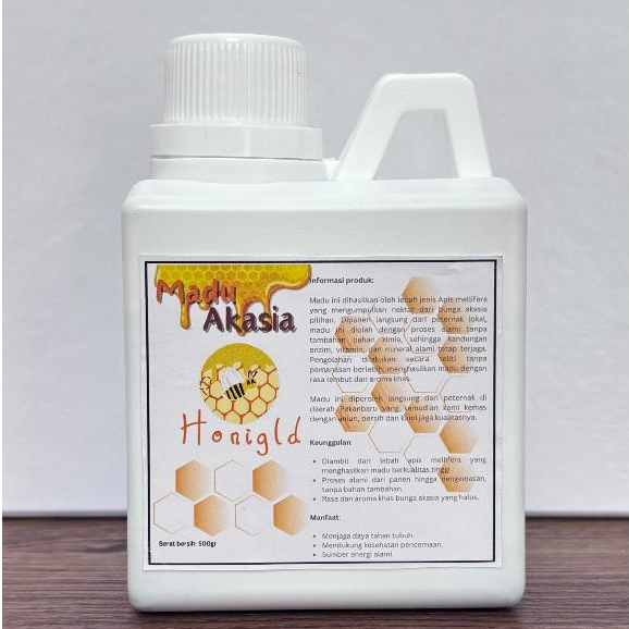 Jual Madu Akasia 500gr - Rasa Asli dan Murni | Shopee Indonesia