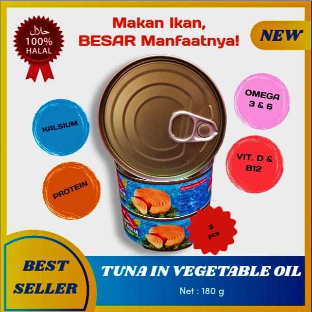Jual [DAPAT 3 Pcs Kaleng] Ikan Tuna Dalam Minyak 180 gr | Shopee Indonesia
