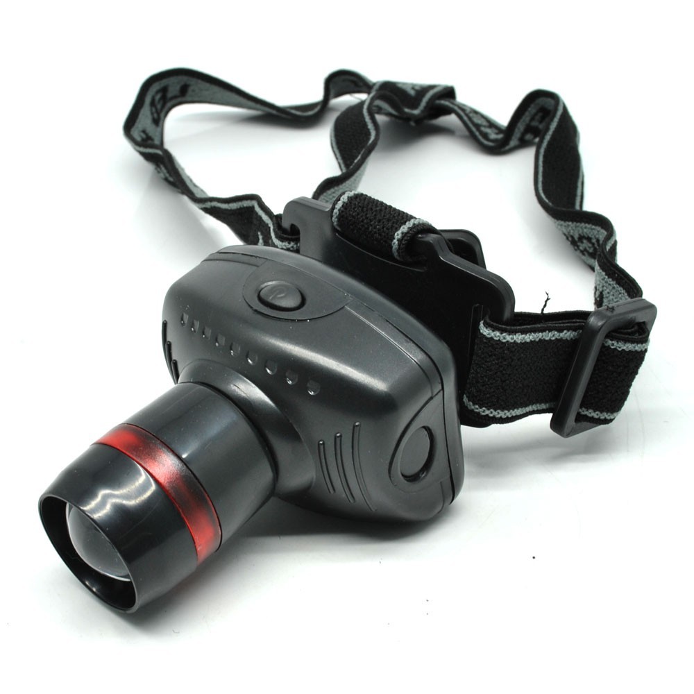 Jual Lampu Senter Kepala / Lampu Camping Head Lamp LED Zoom Telescopic ...