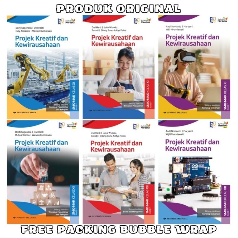 Jual Buku Projek Kreatif dan Kewirausahaan Kelas 2 3 / 11 12 SMK ...
