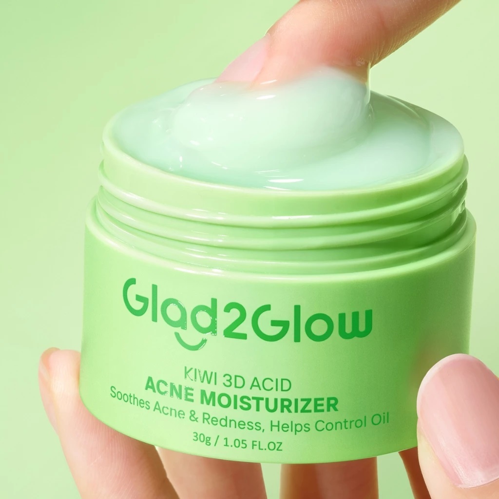 Jual GLAD2GLOW Kiwi 3D Acid Acne Moisturizer 30gr - G2G Pelembab Wajah ...