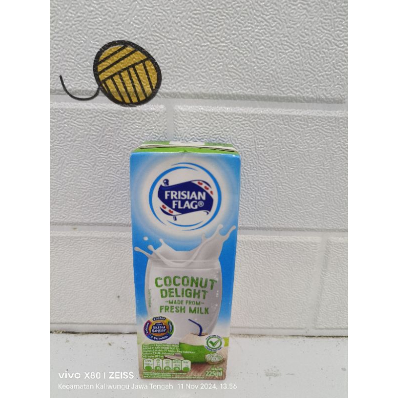 Jual frisian flag UHT rasa susu sereal/full cream/stroberi/sweet delight/coconut delight kemasan ...