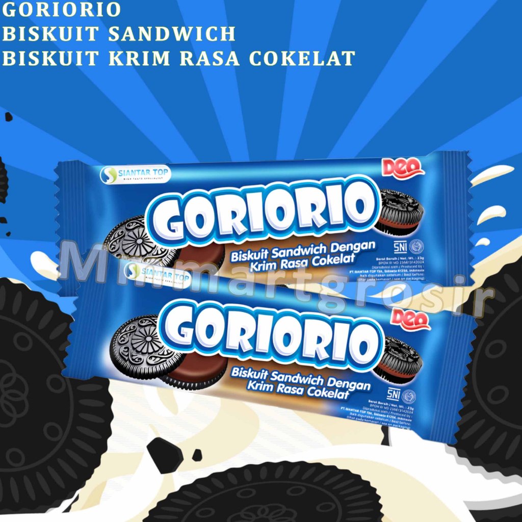 Jual Goriorio / Biskuit Sandwich Krim Choco / Biskuit Sandwich Rasa ...