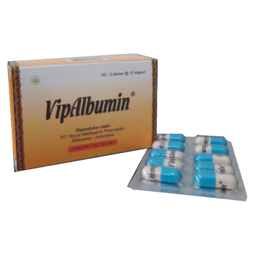 Jual Vip Albumin Isi 30 Kapsul (Per-BOX) | Shopee Indonesia