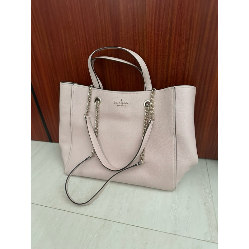 Jual Preloved Kate Spade Large Infinite Triple Compartment Tote Bag in ...