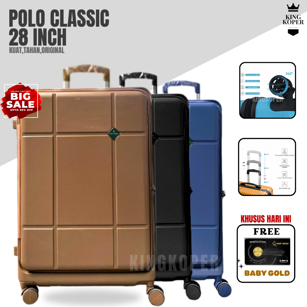 Jual Koper Polo Classic 28 inch koper import - koper besar - ukuran ...