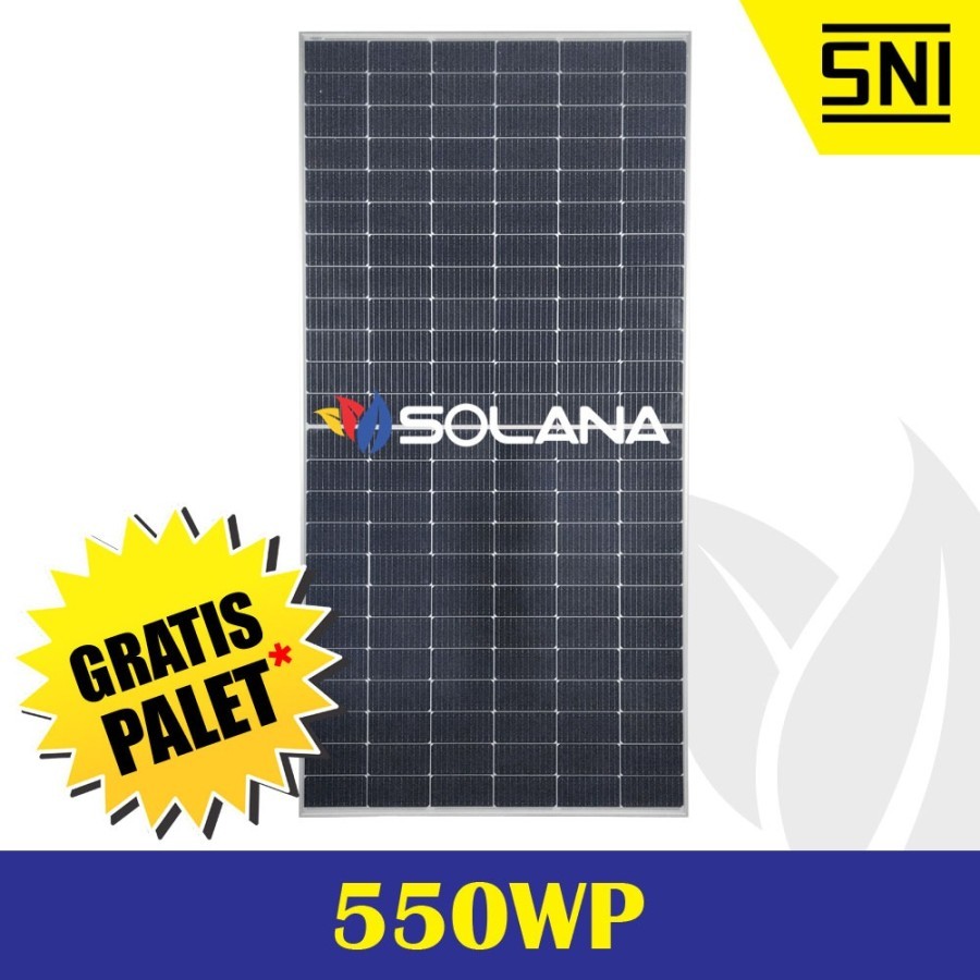 Jual SOLANA SOLAR CELL/PANEL SURYA/SOLAR PANEL MONOCRYSTALINE 24V 550WP ...