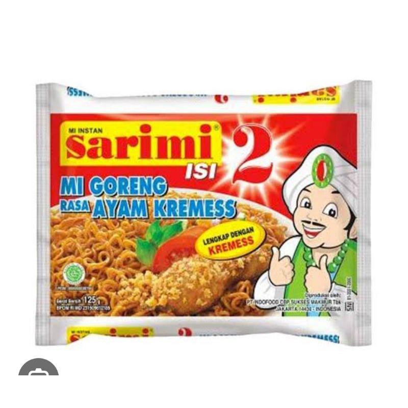 Jual Sarimie isi 2 ayam kremes | Shopee Indonesia