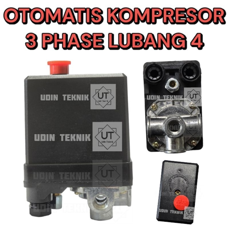 Jual otomatis kompresor 3 phase lubang 4 pressure switch compressor 3 ...
