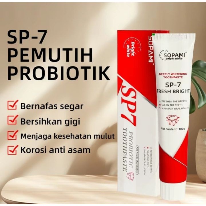 Jual SOPAMI PASTA GIGI SP7 PASTA GIGI SOPAMI SP7 MEMUTIHKAN GIGI NAFAS SEGAR PASTA GIGI ...