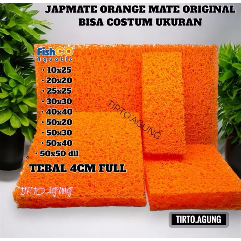 Jual JAPMAT COSTUM MEDIA FILTER ORANGE MAT IMPORT ORIGINAL JAPMATE OREN ...