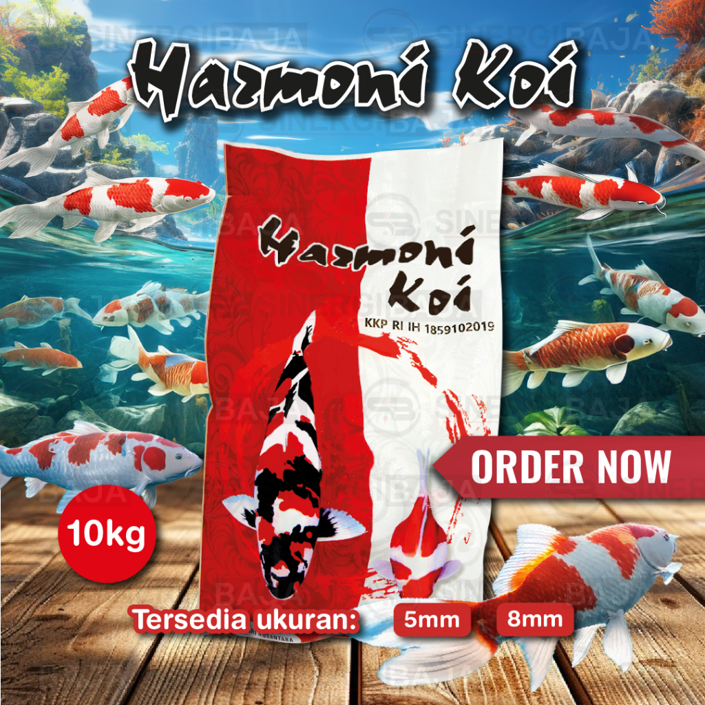 Jual Pakan Ikan Koi / Pelet HIROYUKI HARMONI KOI 10 Kg | Shopee Indonesia