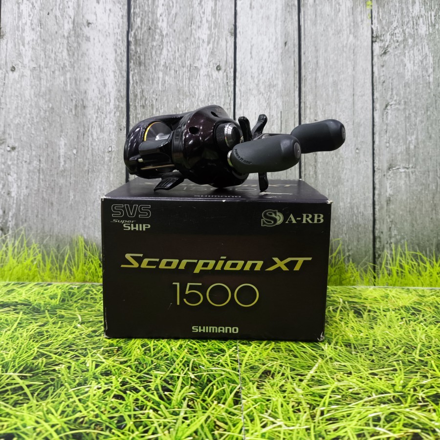 Jual Reel Shimano Baitcasting Scorpion XT 1500 Right Handle MADE IN ...
