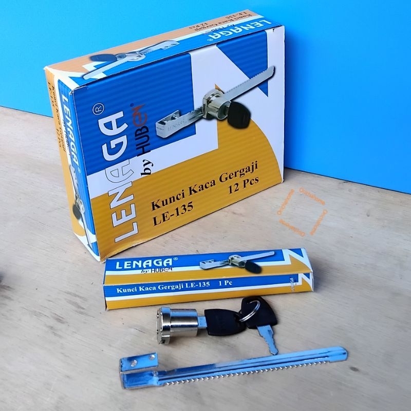 Jual Kunci Kaca Geser Etalase Grigi ( LENAGA ) | Shopee Indonesia